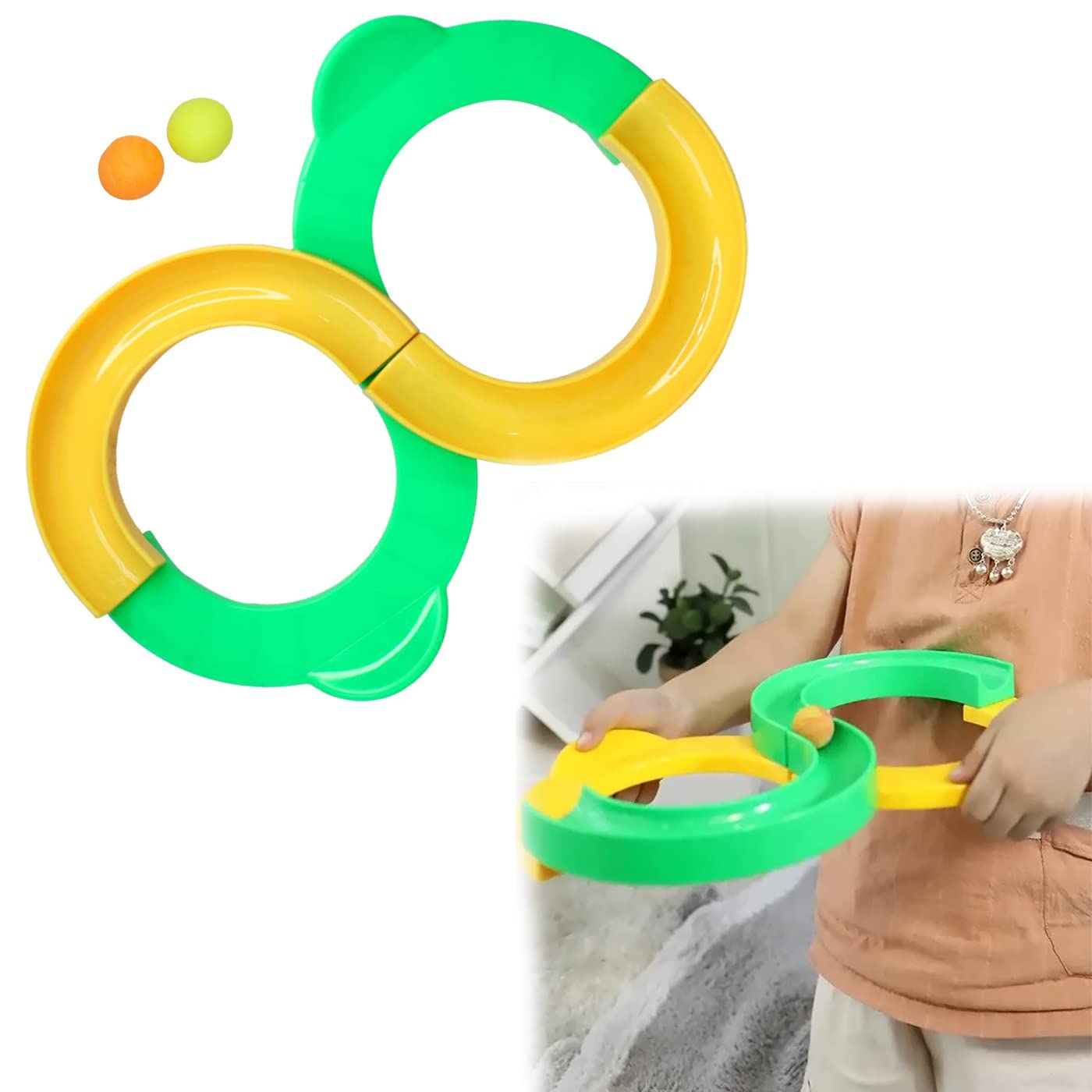 Wizme Loop Balancing Track Game/Infinite Track Ball Toy/Ball Balance ...