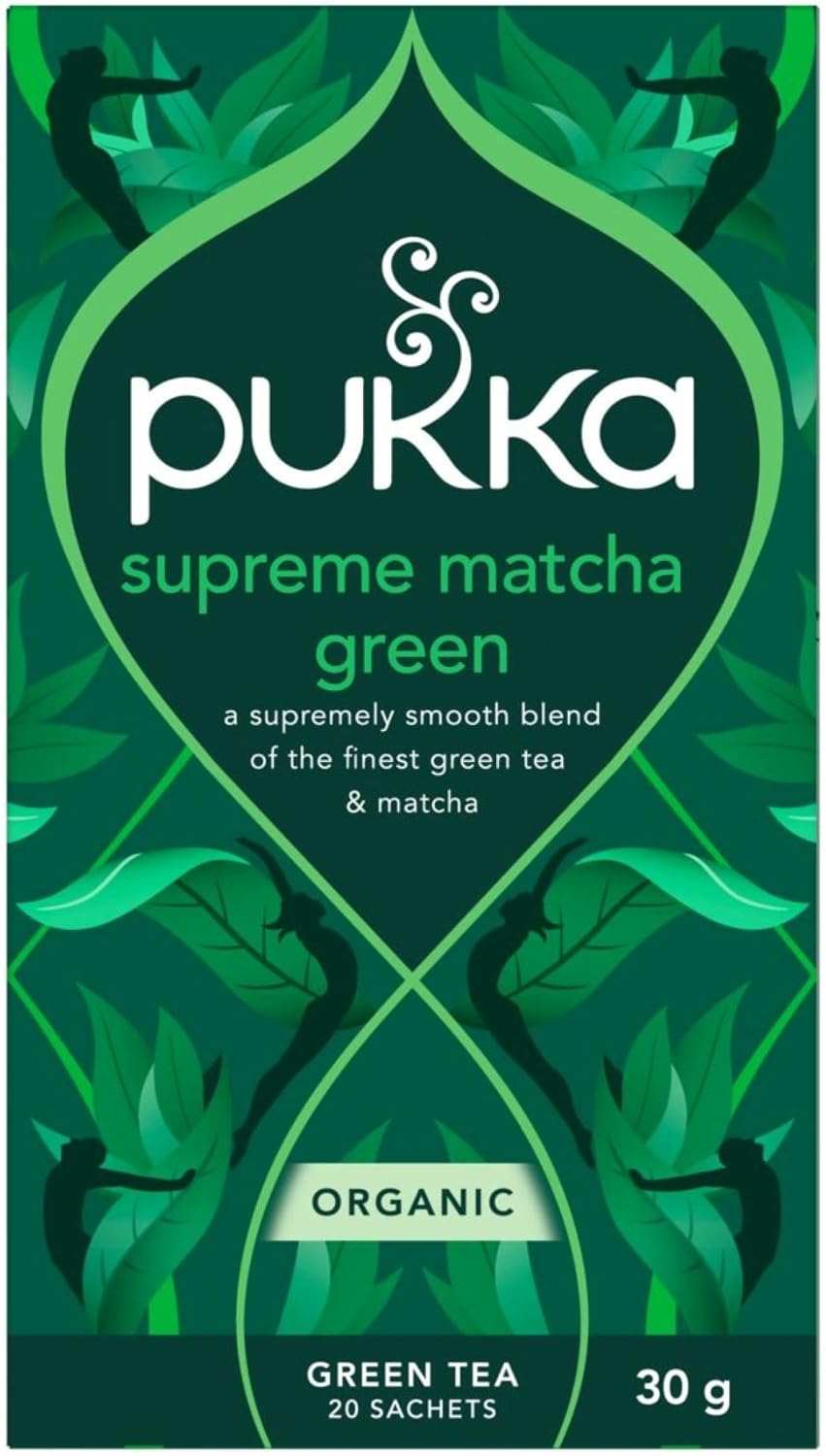 Pukka Supreme Matcha Green Organic Tea - 20 Count (Pack of 1), Whole ...