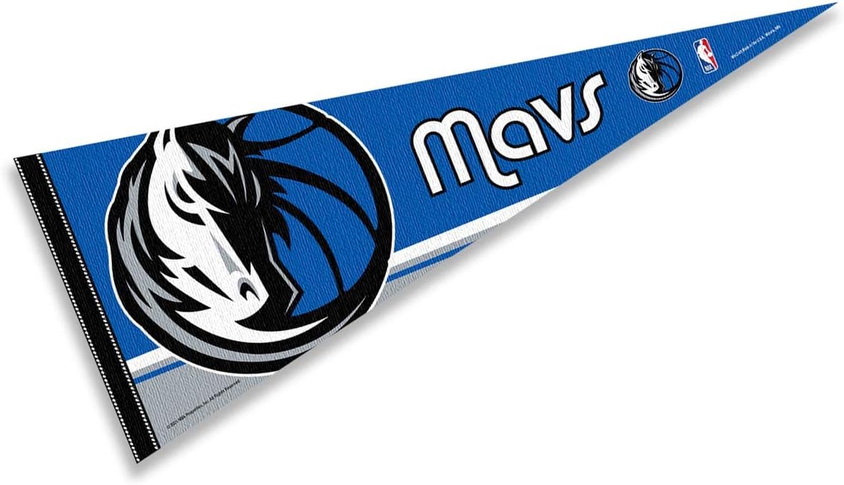 Amazon.com: NBA Dallas Mavericks Blue Plastic Pennant Banner - 12ft ...