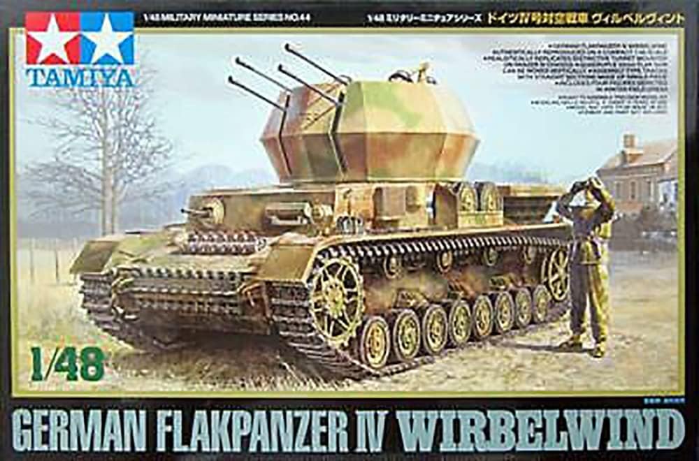 German Flakpanzer IV Wirbelwind - 1:48 Military - Tamiya : Amazon.co.uk ...