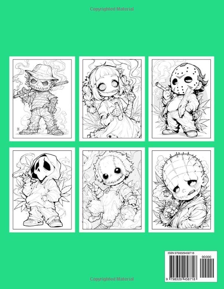 coloring book character pages