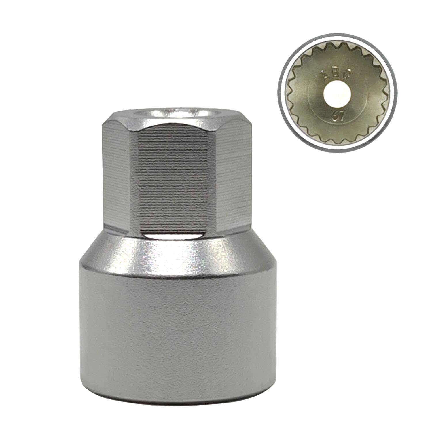 JEUCLEL ABC-67 - Wheel Locking Nut Key for Porsche VW Toureg Panamera ...