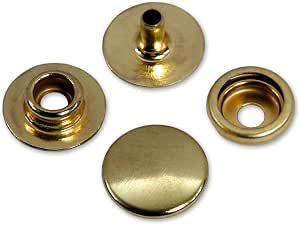 Amazon.com: HolsterSmith Metal Snap Sets - (Line 20) - (Brass) - (10 ...