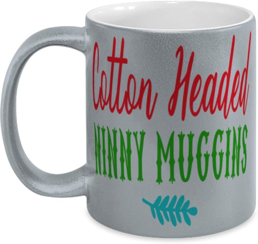 Amazon.com | Cotton Headed Ninny Muggins Metallic Coffee Mug: Coffee ...
