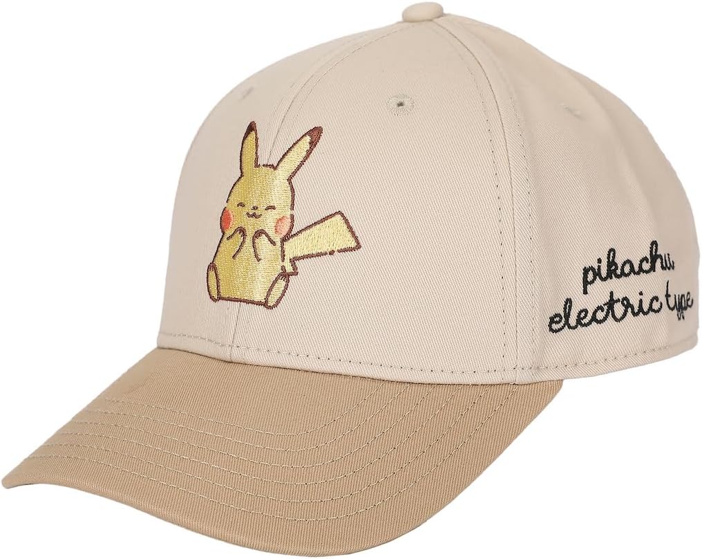 Amazon.com: Pokémon Pikachu Electric Type White & Tan Traditional ...