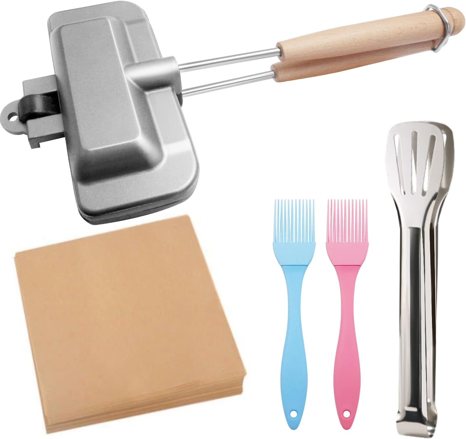 Amazon.com: Hot Sandwich Maker, Double-Sided Sandwich Baking Pan, Hot ...