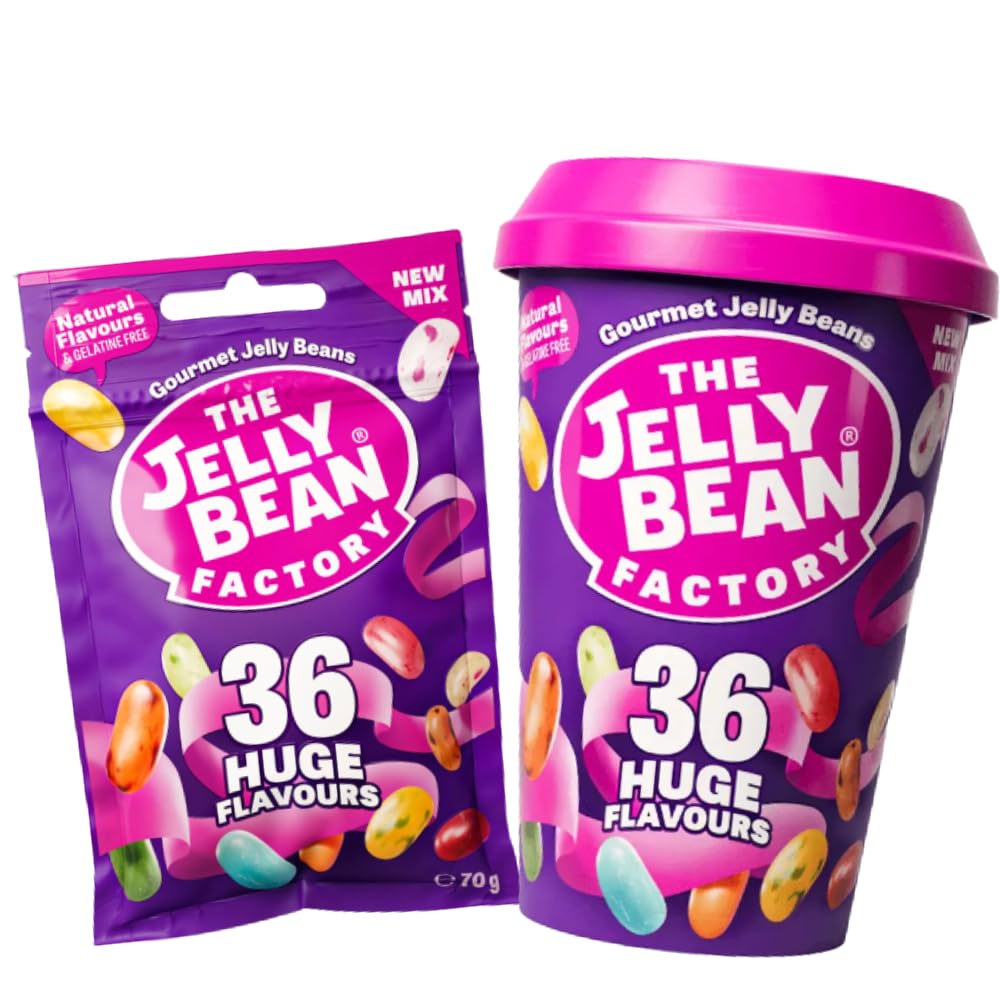 The Jelly Bean Factory Mix Flavour Candy Pack | Assorted Natural Jelly ...