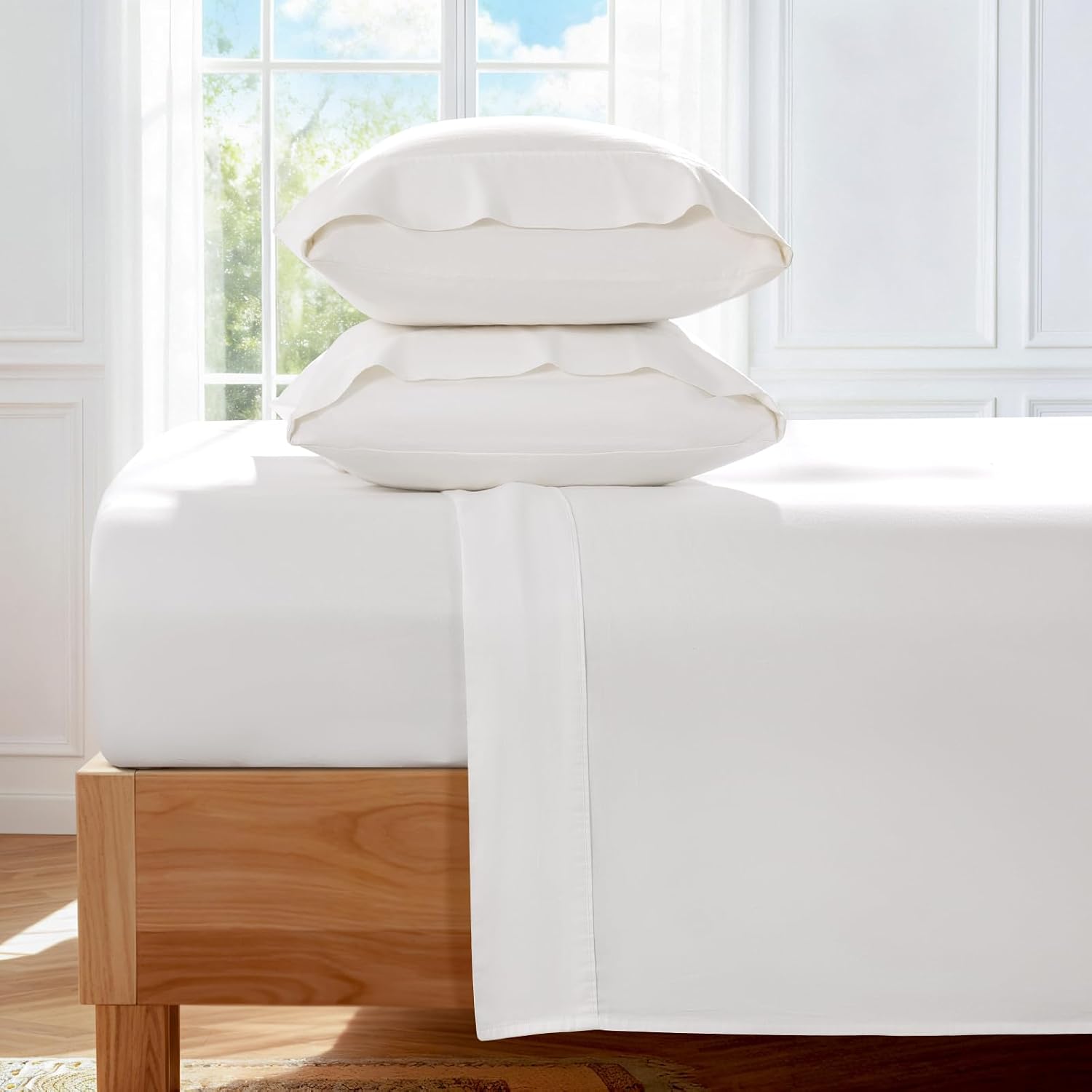 Amazon.com: SONORO KATE 100% Egyptian Cotton Sheets, 1800 Thread Count ...