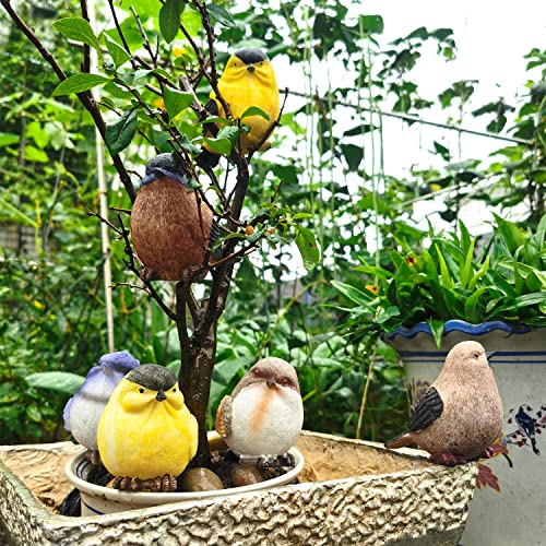 Snapklik.com : PUOO 3 Pieces Garden Birds Statues,Lawn Decorated Bird ...