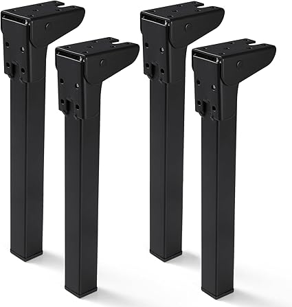 Amazon.com: O.HSNYIU 4 Pcs Folding Table Legs Heavy Duty, 6", 8", 10 ...