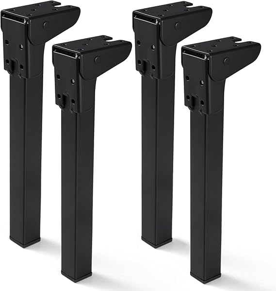 Amazon.com: O.HSNYIU 4 Pcs Folding Table Legs Heavy Duty, 6", 8", 10 ...