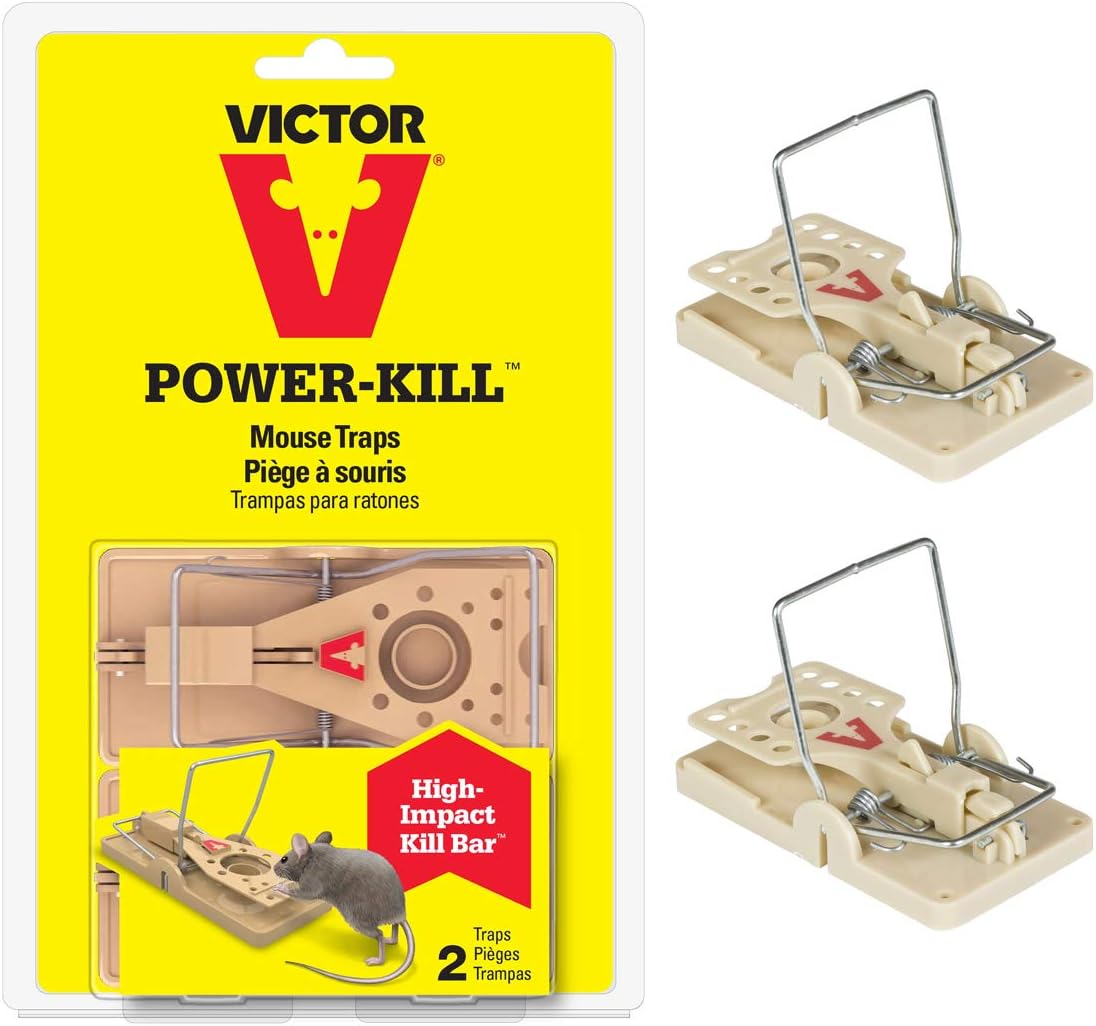 Amazon.com : Victor Power Kill Mouse Trap, 2-Pack M142S - Professional ...