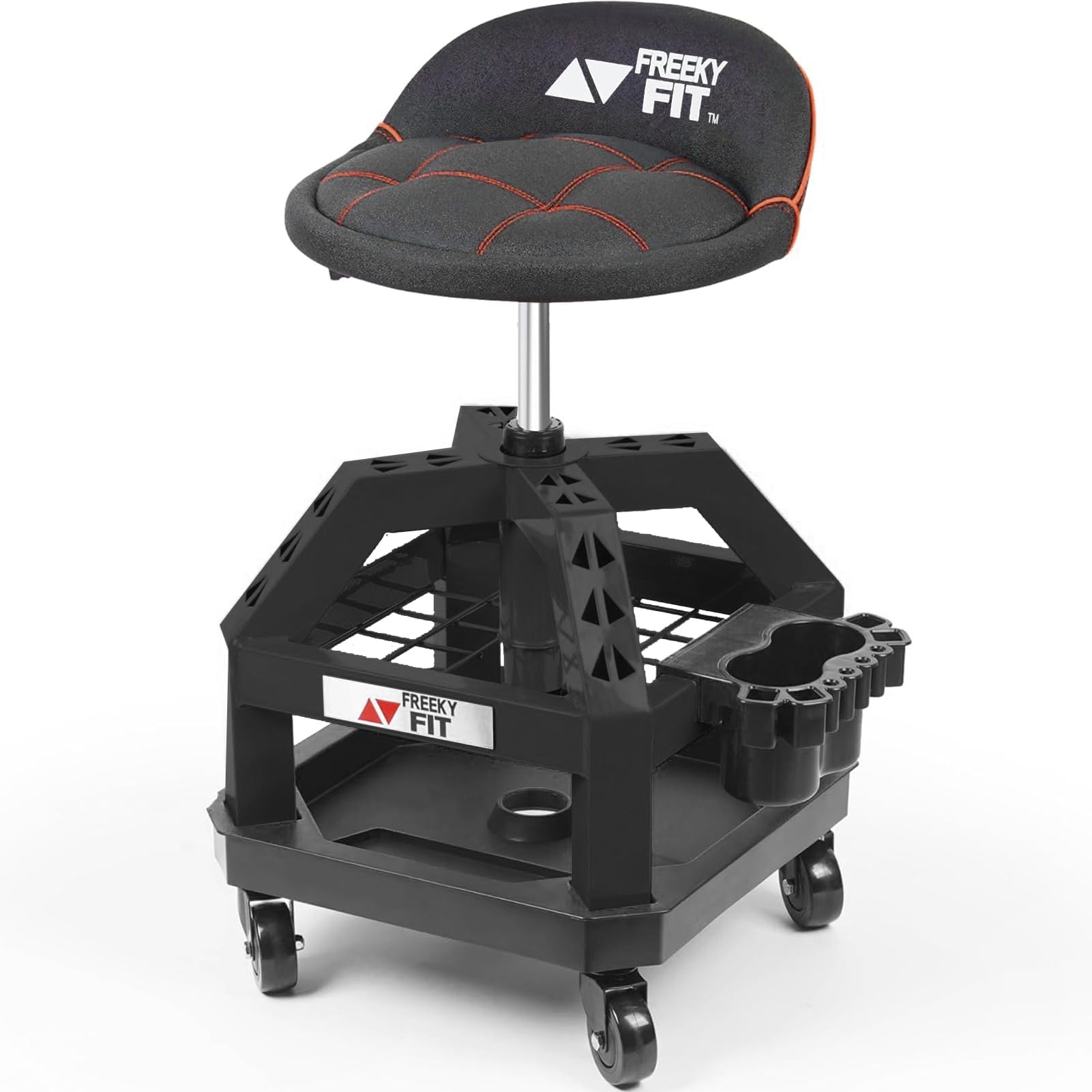 Amazon.com: JEGS Heavy-Duty Swivel Shop Stool | 330 lb. Capacity ...