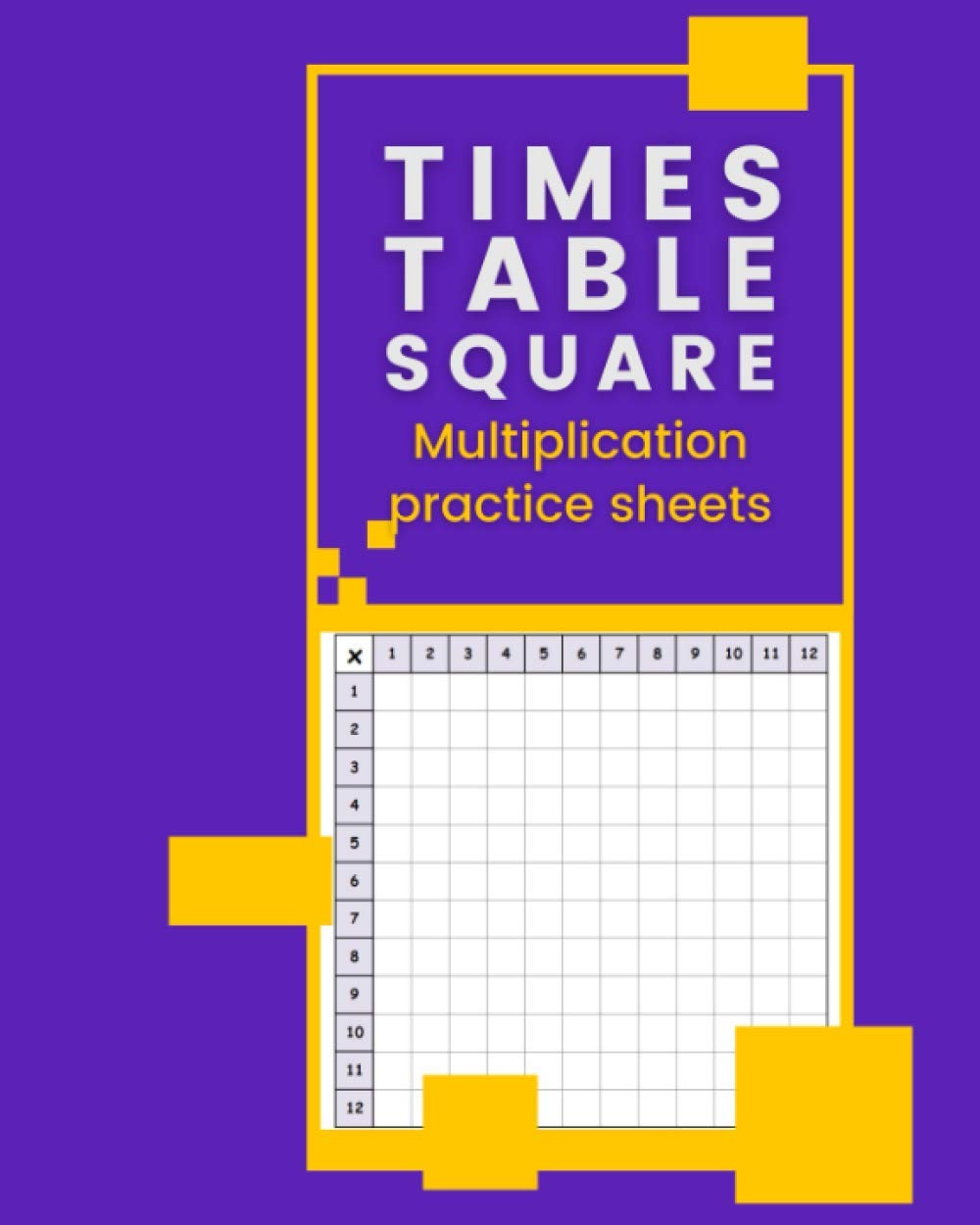 Amazon.com: Times table square: Multiplication practice sheets ...