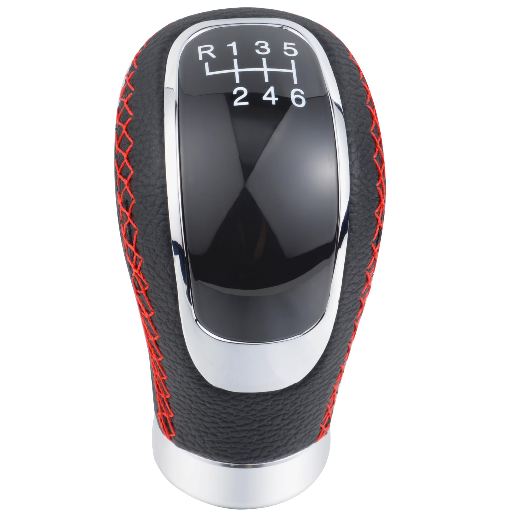 Padaodao 6 Speed Gear Knob Leather Shifter Head Lever Stick Shift Car ...