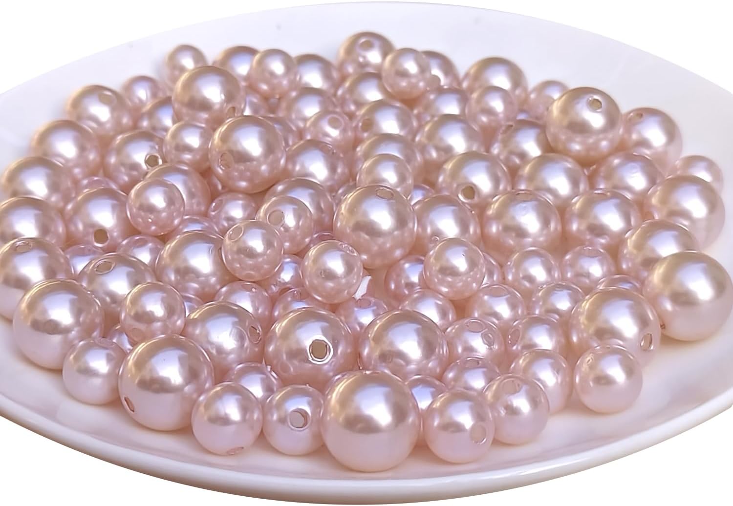 Amazon.com: GLBYUNN Pearl Beads for Jewelry Making, 8/10/12mm Fake ...