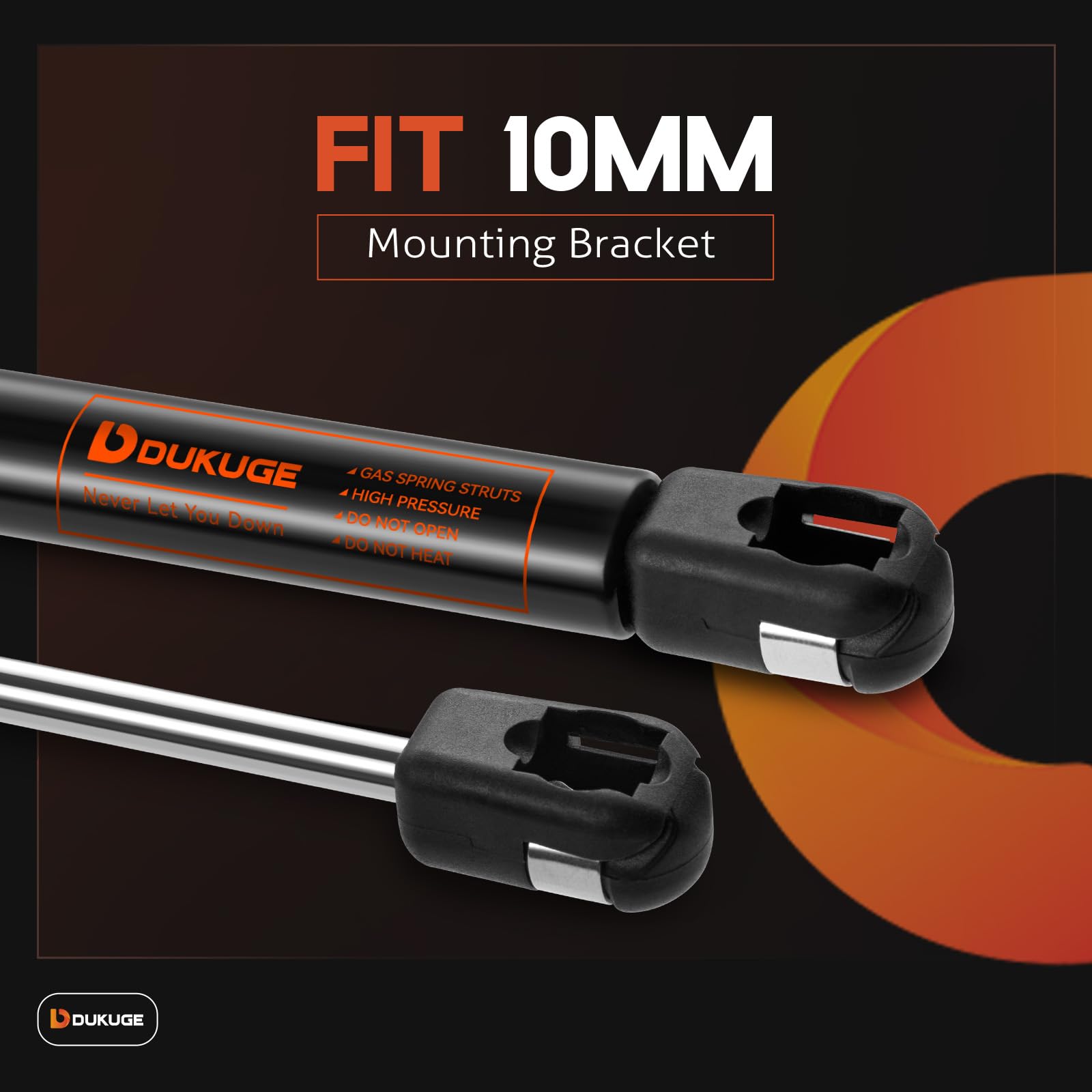 Snapklik.com : 10 Inch 22lbs Gas Struts, 6 PCS 10" Gas Shock Lift ...