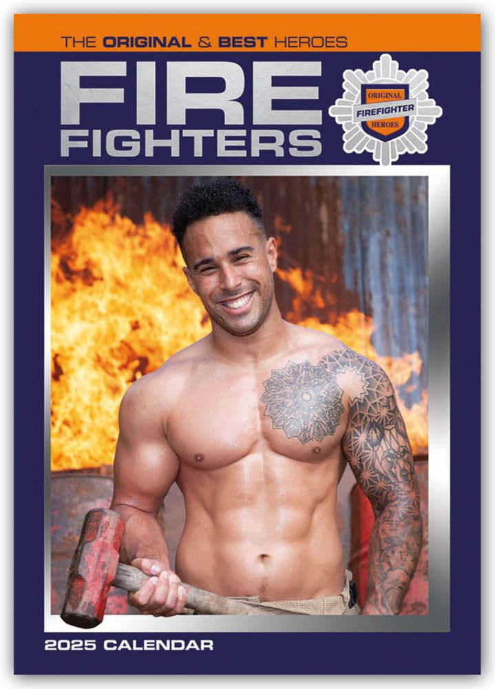 2025 Firefighters Calendar: Plastic Free Packaging : Calendars ...