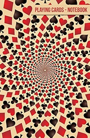 Playing Cards Notebook: 120-page Blank, Lined Writing Journal for Card ...