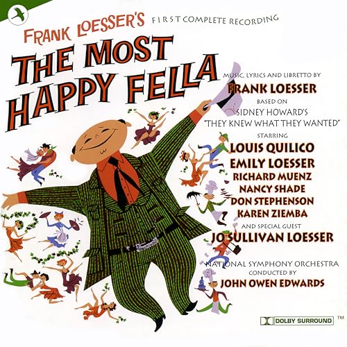 Amazon.com: The Most Happy Fella (All Star Studio Cast) : Frank Loesser ...