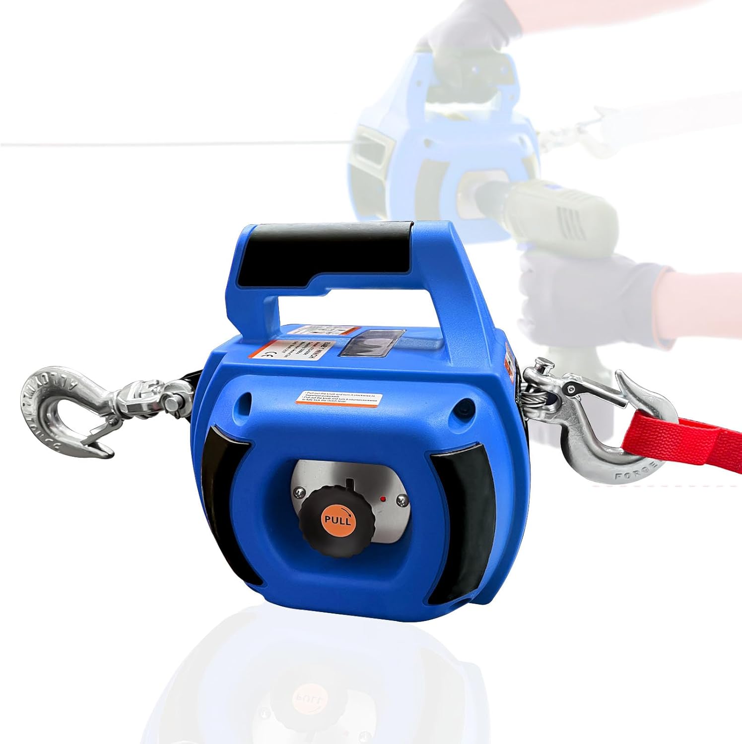 Amazon.com: YATOINTO Portable Drill Winch 1000 LB Pulling Capacity with ...