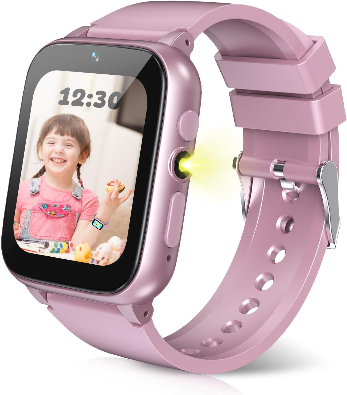 Amazon.com: lumthou Smart Watch for Kids Phone Watch & GPS Tracker for ...
