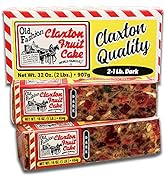 Amazon.com: Old Fashion Claxton Fruit Cake 3-1 Lb. Regular Recipe ...