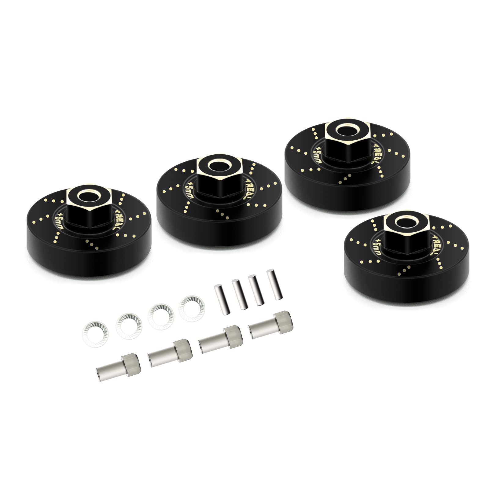 Snapklik.com : Treal Brass Extended Wheel Hubs