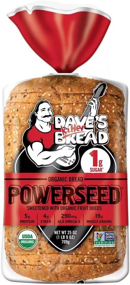Amazon.com: Dave's Killer Bread - Powerseed Bread - 1 Loaf - USDA Organic