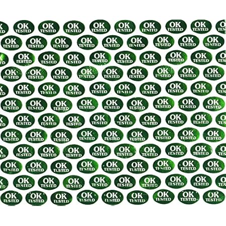 IMPRINT'S OK Tested Oval Stickers 360 Pcs : Amazon.in: Office Products
