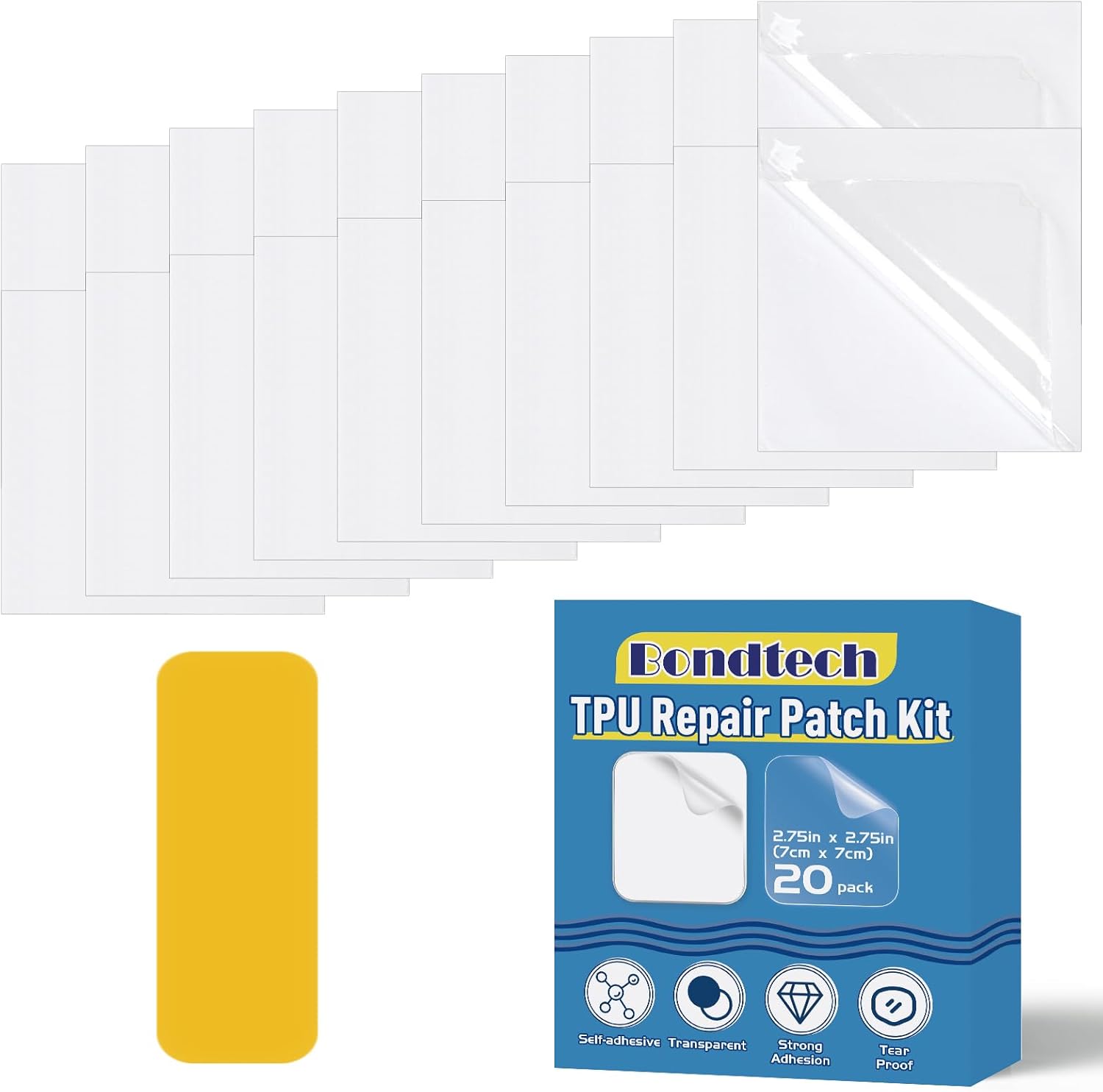 Amazon.com : TPU Pool Patch Patch Kit, Waterproof Inflatable Patch ...