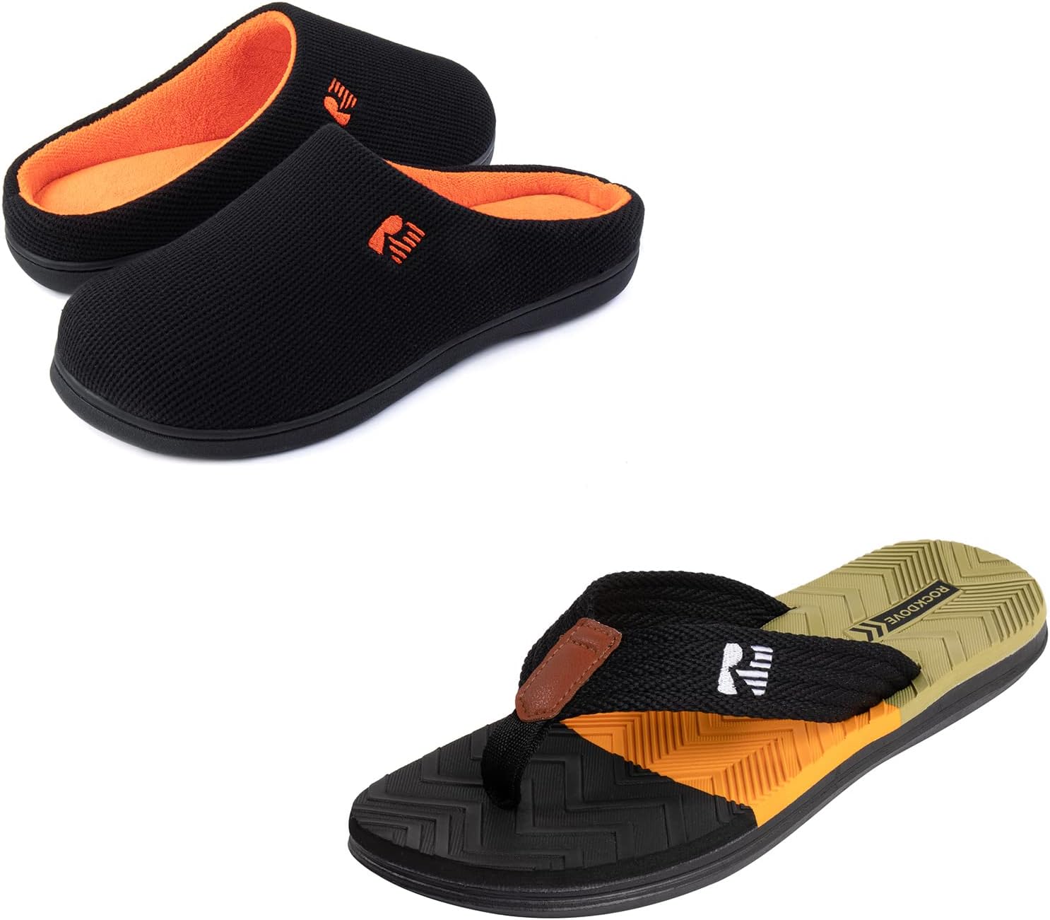 Amazon.com | RockDove Set of 2 Pairs - US Size 10, Men's Original Two ...