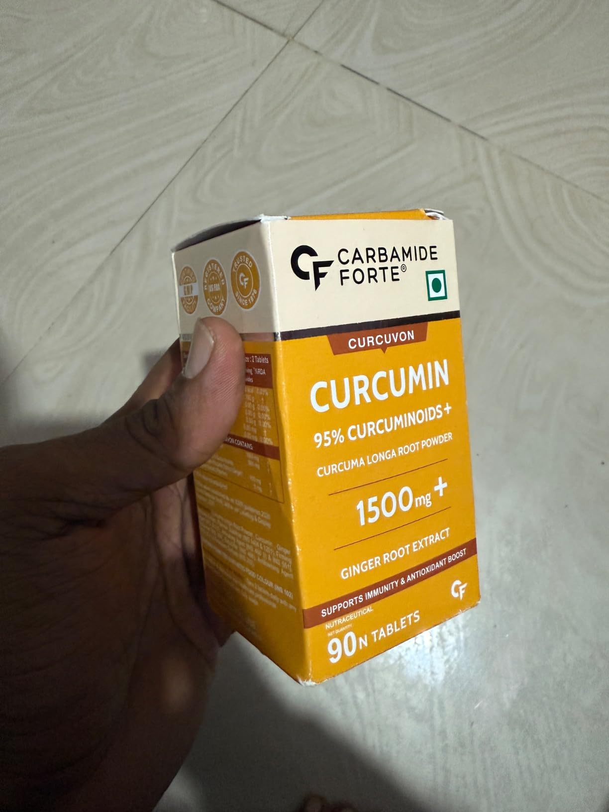 Carbamide Forte Curcumin Tablets with Piperine and 95% Curcuminoids
