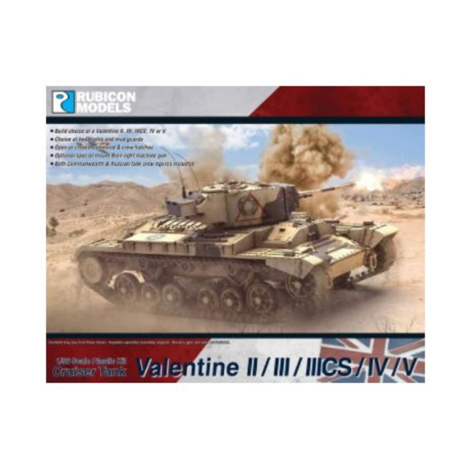 Snapklik.com : Valentine Mk II/III/IIICS/IV/V 1:56th Scale 28mm