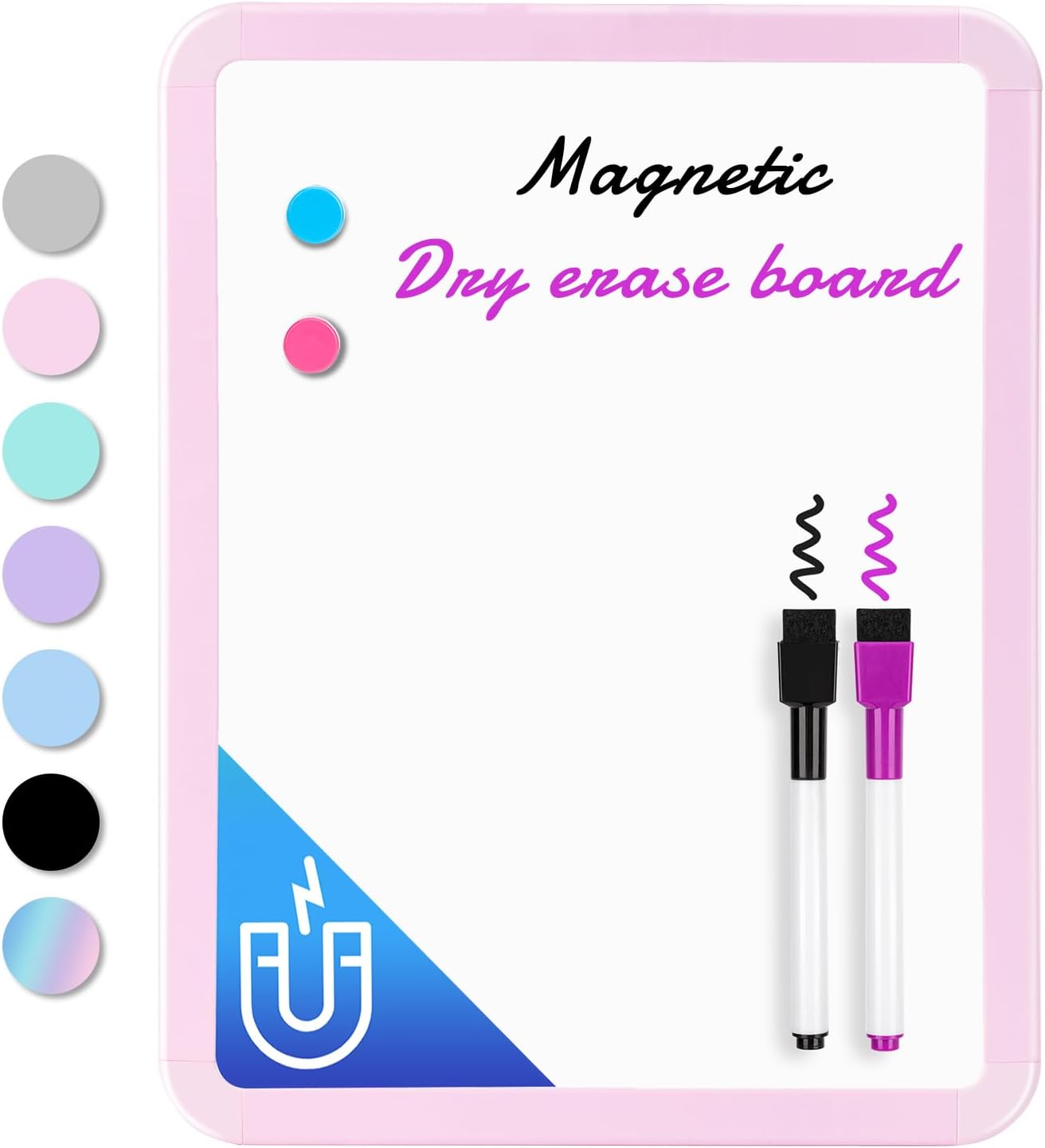 VUSIGN Small White Board Dry Erase, 22 x 28 cm Magnetic Dry Erase Board ...