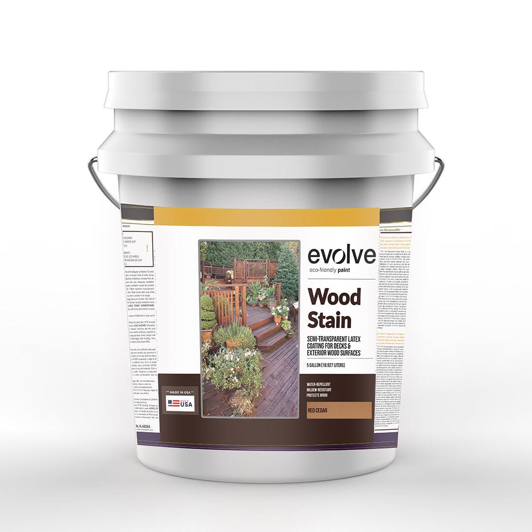 Evolve Wood Stain: Semi-Transparent, UV Protection, for All Wood ...