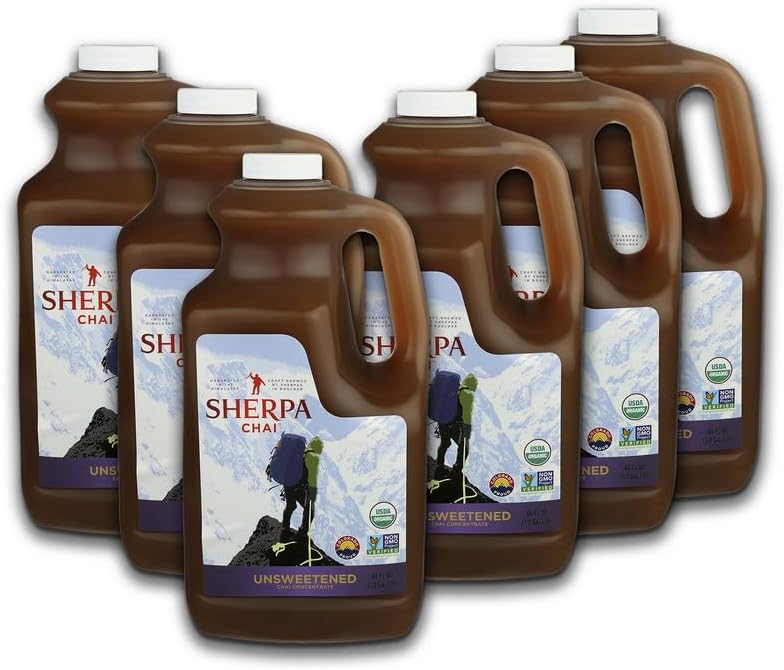 Amazon.com : Sherpa Chai Unsweetened Organic Chai Tea Concentrate, 384 ...