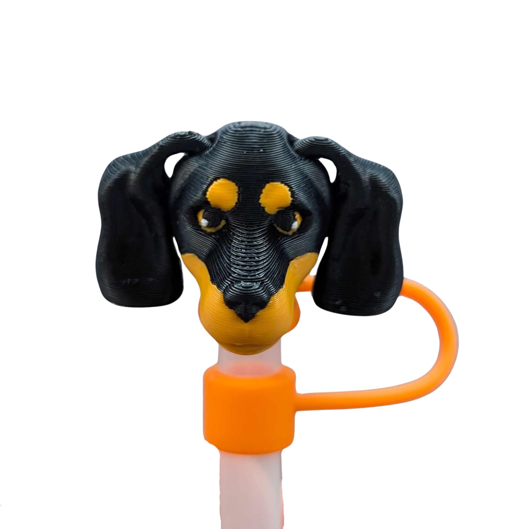 Amazon.com: 3D Printed Dog Straw Toppers – Cute Dog Straw Caps with ...