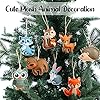 Amazon.com: Tegeme 8 Pieces Woodland Animals Ornaments My Forest ...