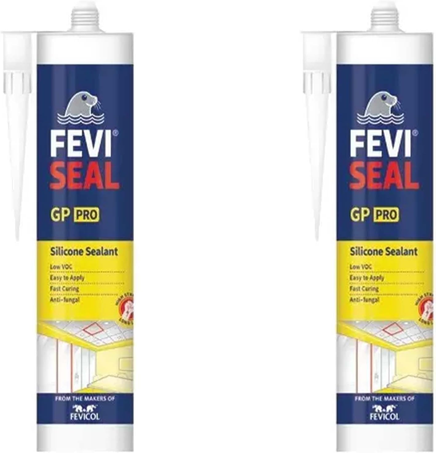 DR. FIXIT 501 Silicone Sealant (Set Of 2) (Black) : Amazon.in: Home ...