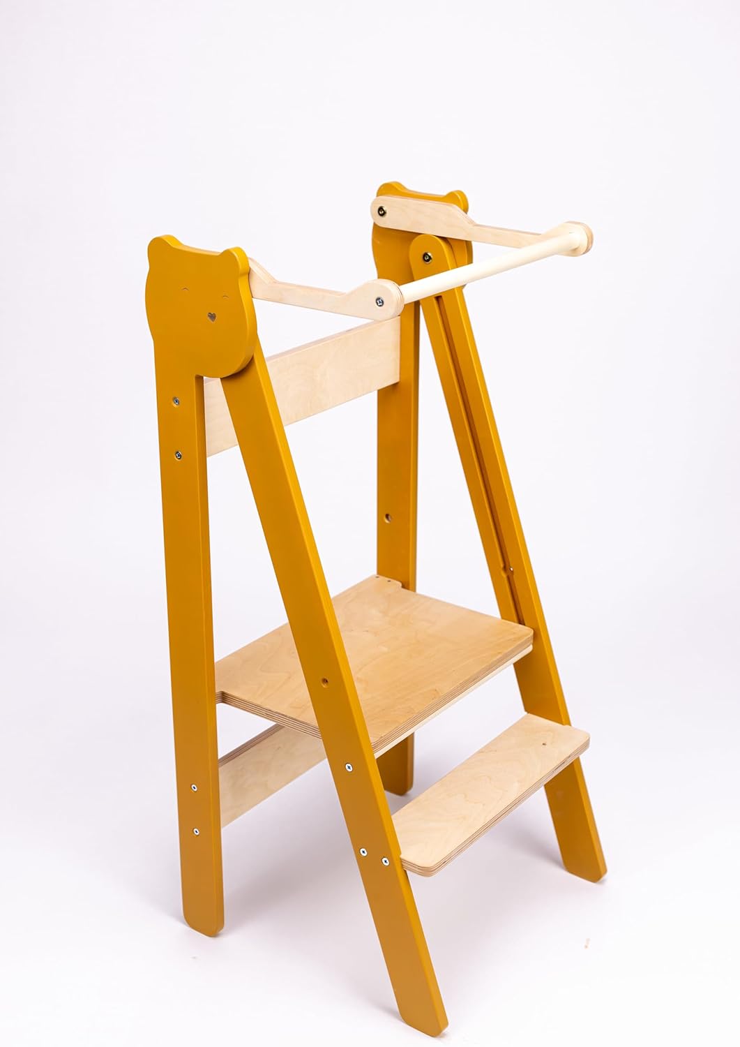 STERZEAL Foldable Wooden Toddler Learning Tower - Versatile Folding ...