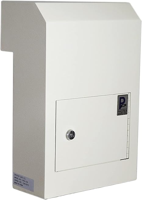 ProtexSafe Through Door Drop Box (WSS-159)-Off white, for Keys, car ...