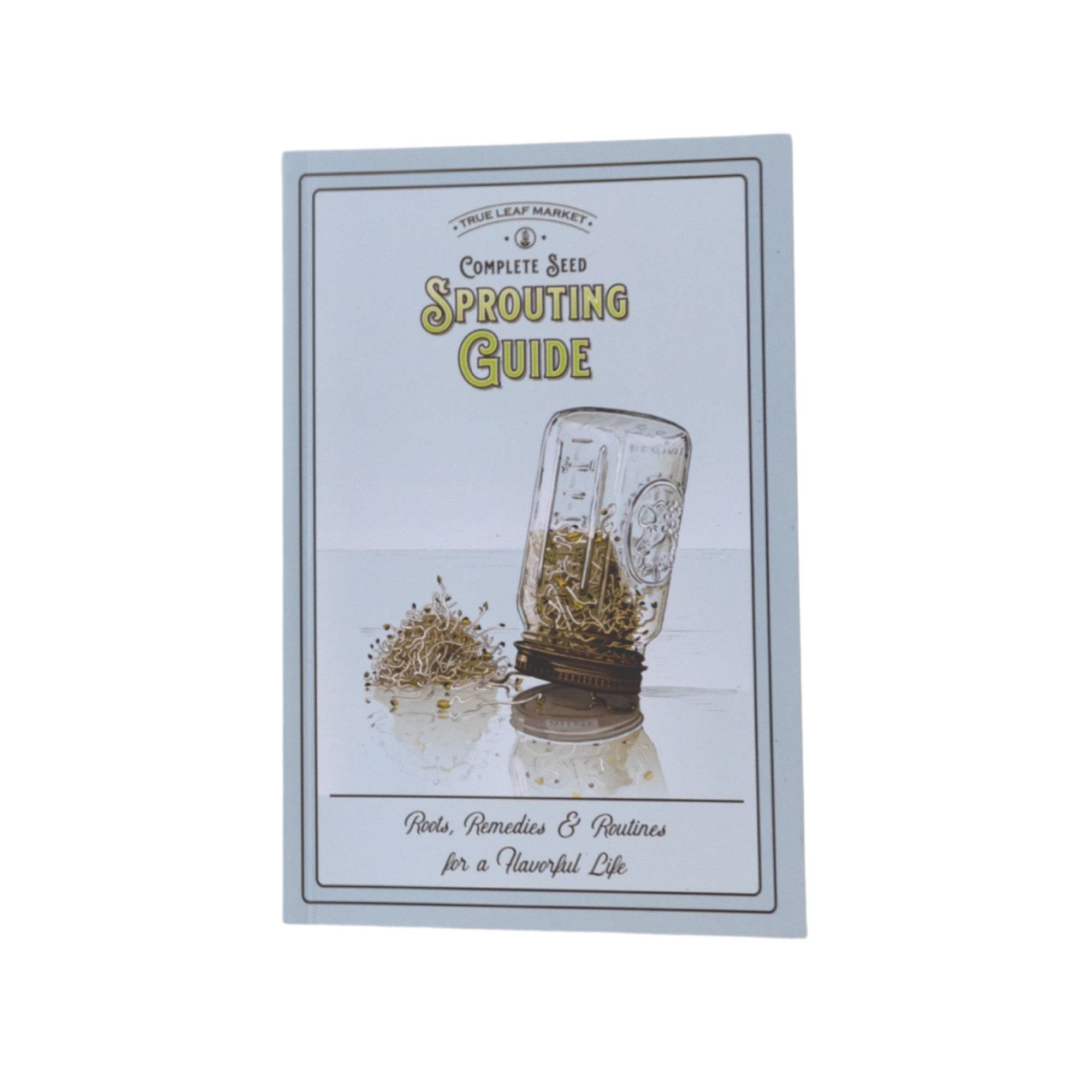 Complete Organic Broccoli Sprout Growing Kit - Includes Quart Mason Jar ...