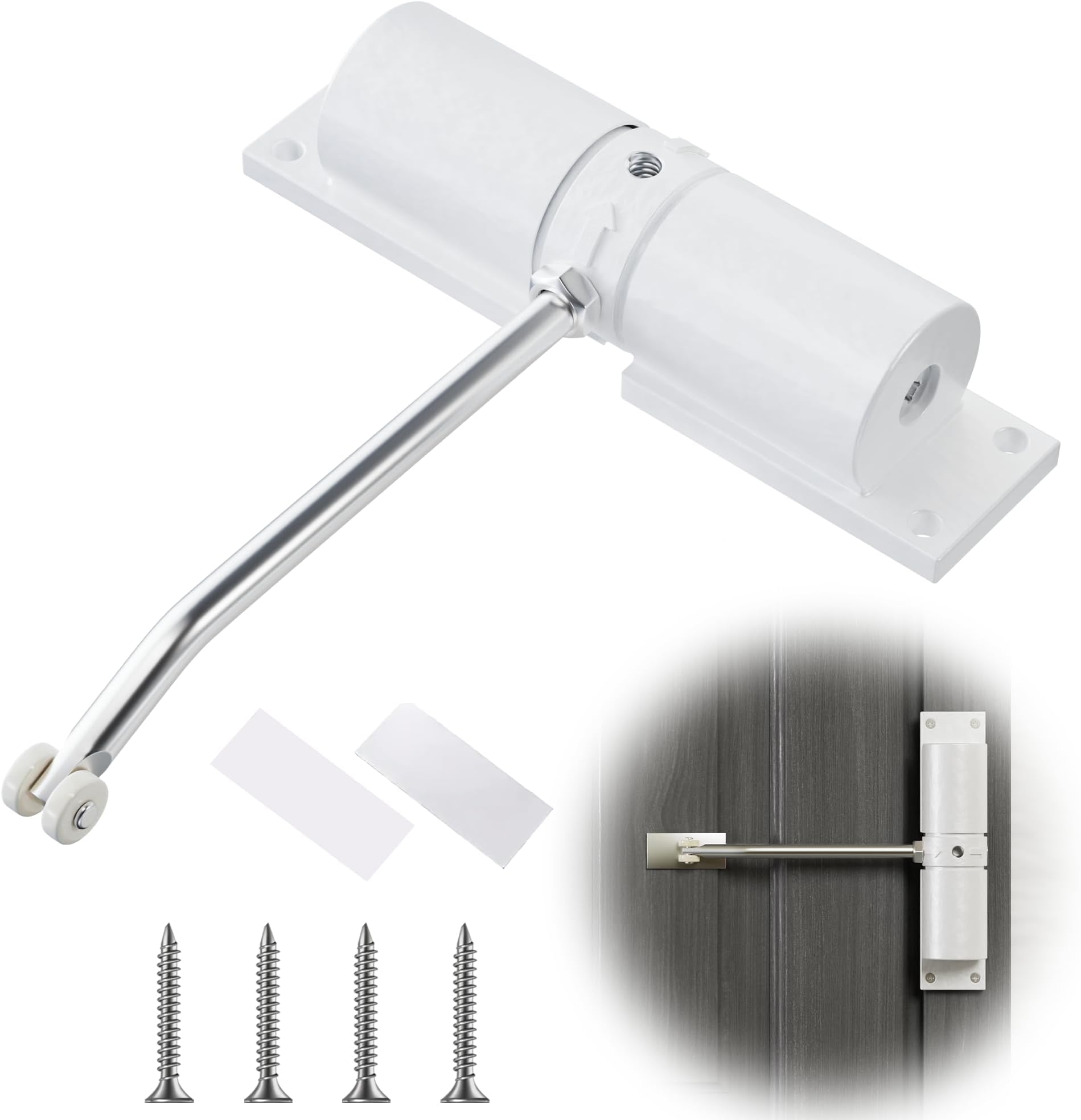 Amazon.com: Automatic Door Closer Spring Door Closer Safety Door Closer ...