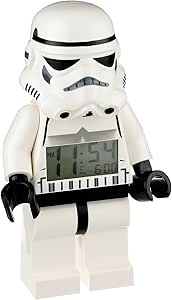 LEGO Kids Minifigure Light Up Alarm, White, Stormtrooper Clock : LEGO ...