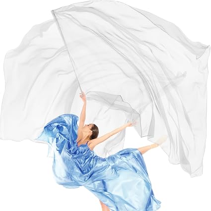Amazon.com : Jecery 2 Pack Large Worship Flags for Dance, 35" x 55 ...