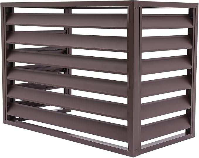 Amazon.com : Outdoor Air Conditioner Fence Screen Aluminum Alloy Air ...