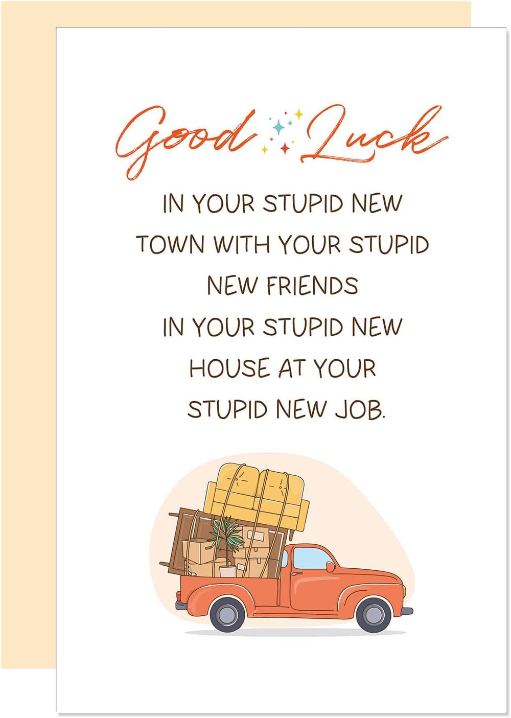 Amazon.com : Ure Tenk Hilarious Moving Away Gift for Friend, Satirical ...