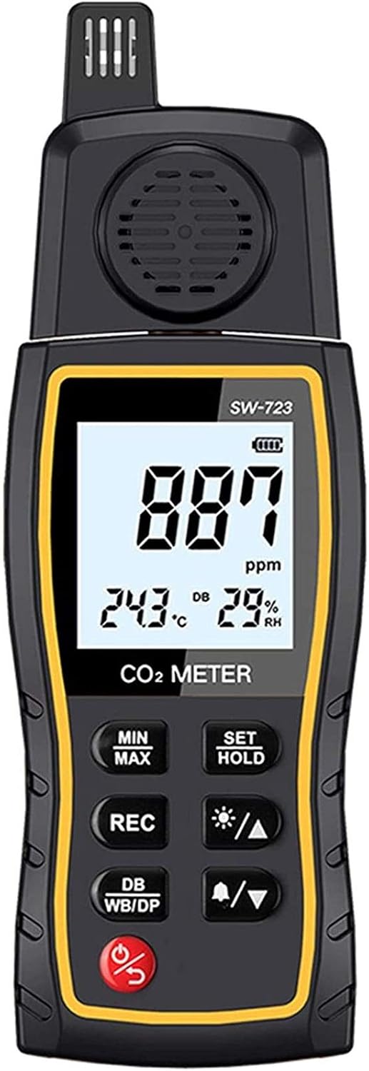 Amazon.com: Carbon Dioxide Meter Gas Detector - CO2 Gas Analyzer Air ...
