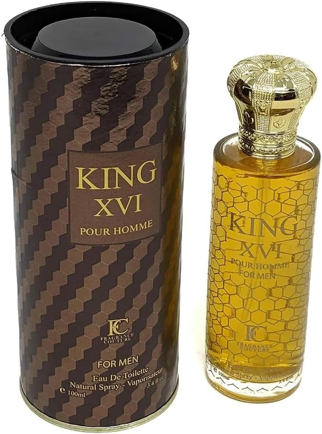 Amazon.com : KING XVI Pour Homme Eau De Toilette, Natural Spray For Men ...